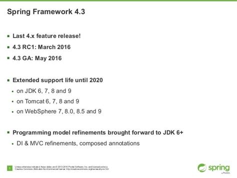 spring framework 5 preview and roadmap