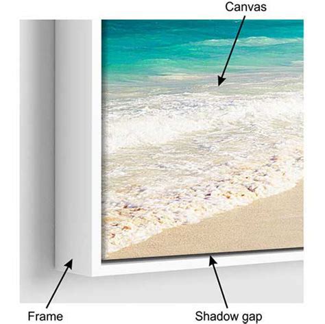 Canvas Floating Frames Custom Size Tray Frames