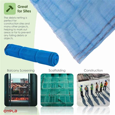 Oypla 2m X 50m Blue Debris Netting Shop Online Today