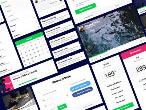 Flexible Ui Kit Sketch Freebie Download Free Resource For Sketch Sketch App Sources