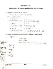 Assignment Calculus Pdf Course Hero