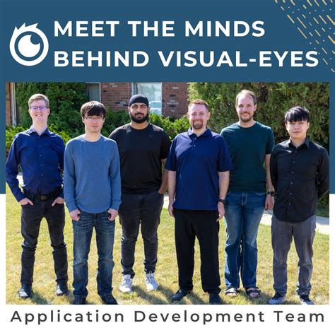👩💻👨💻 Meet The Minds Behind Visual Eyes 👨💻👩💻 We Are Thrilled To