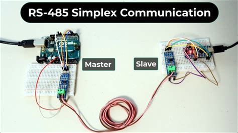 rs 485 simplex communication with arduino and max485