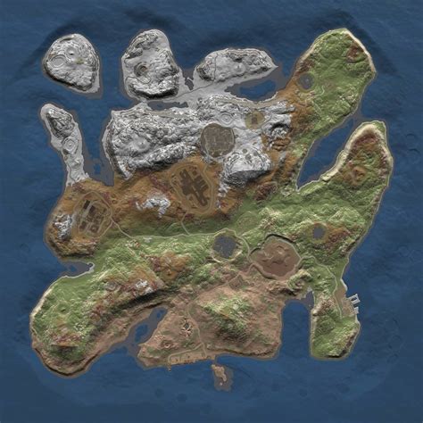 Procedural Map Rust Map Just Wiped Procedural Map Rust Map Just Wiped