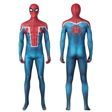 Adults Marvel Spiderman Ps5 Spider Uk Cosplay Jumpsuits Ccosplay