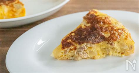 ボリュームたっぷり♪新玉ねぎと豚ひき肉のオムレツ レシピサイトnadia