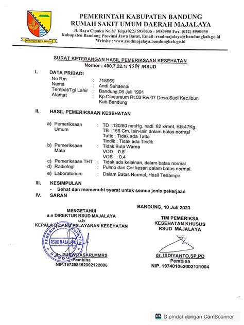 Contoh Hasil Mcu Pdf