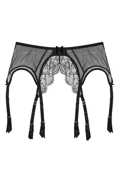 Master The Art Of Seduction In This Garter Belt That Looks Barely There With Panels Of Sheer
