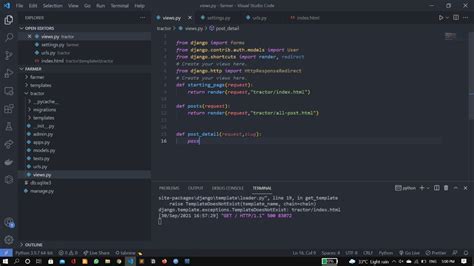 Python Getting Template Not Found Error In Django Stack Overflow