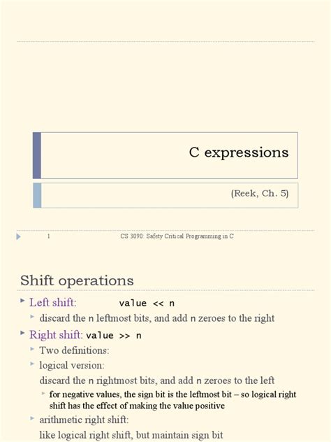 C Expressions Reek Ch 5 Pdf Numbers Computer Programming
