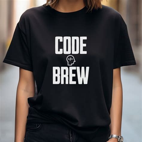 Unisex Code Brew Crewneck Tee Computer Engineer Funny Tshirt Vintage
