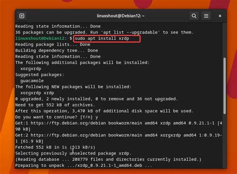 How To Enable Rdp Feature On Debian 12 By Installing Xrdp Linuxshout