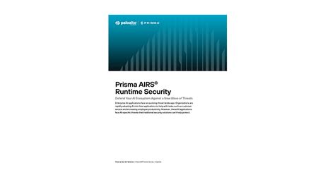 Prisma Airs Palo Alto Networks