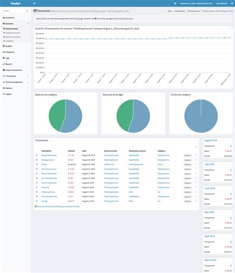 Screenshots Firefly Iii Documentation
