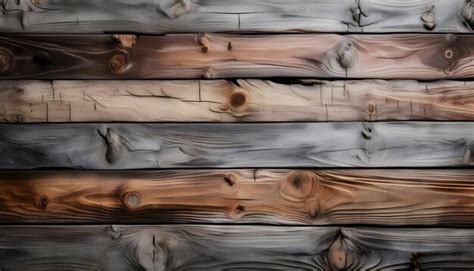 Rustic Wood Texture Premium Ai Generated Image