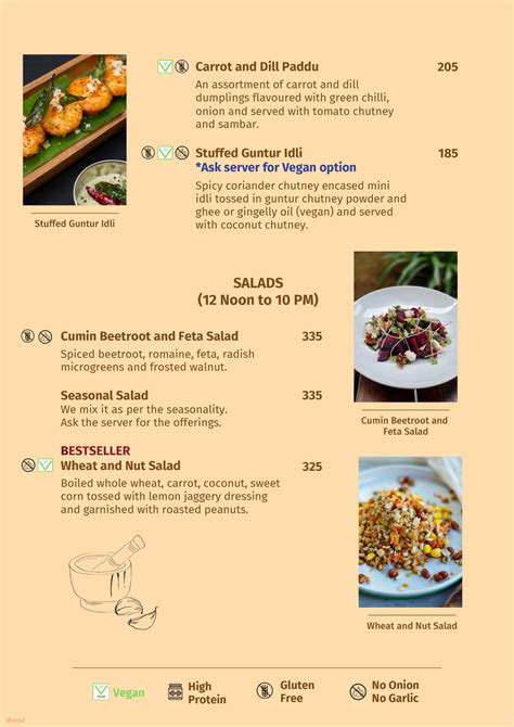 Menu Of Go Native Jayanagar Bangalore Dineout Discovery