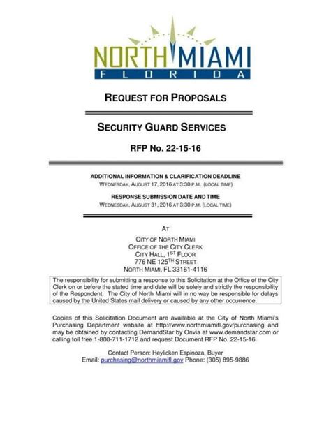 Security System Rfp Peatix