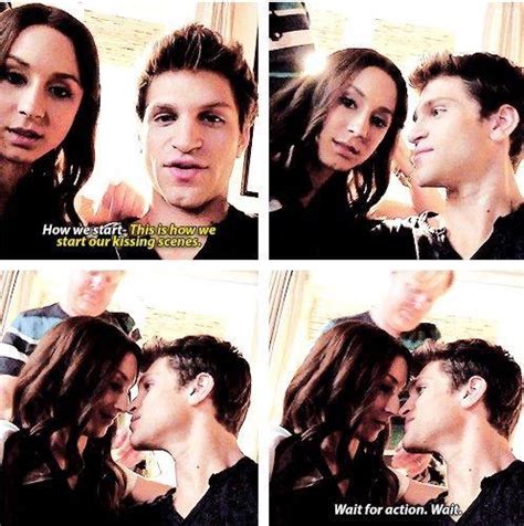 Keegan Allen And Troian Bellisario Lucy Hale And Troian Bellisario