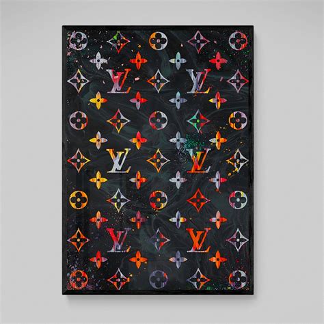 Louis Vuitton Wall Decor Luxury Art Canvas