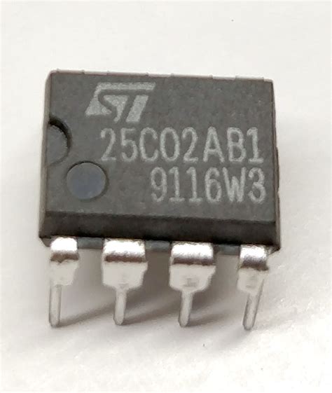10 pieces ST25C02AB1 24C02 2K SERIAL I²C BUS EEPROM DIP8 NEU NEW eBay