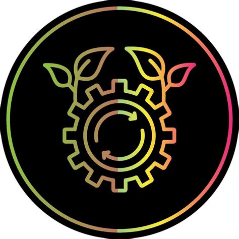 Sustainable Technology Line Gradient Due Color Icon Design 43799078