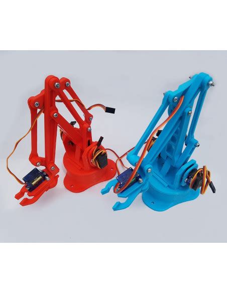 Kit Brazo Robotico En D Con Servos Y Accesorios Ensamblado