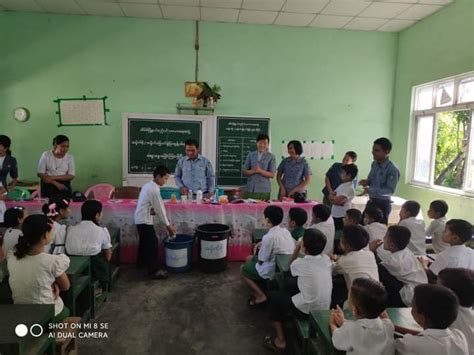 အိမ်မဲမြို့နယ်တွင် စည်းကမ်းမဲ့ အမှိုက်စွန့်ပစ်မှု မရှိ‌စေရေး အသိပညာပေးဟောပြောပွဲ ကျင်းပ