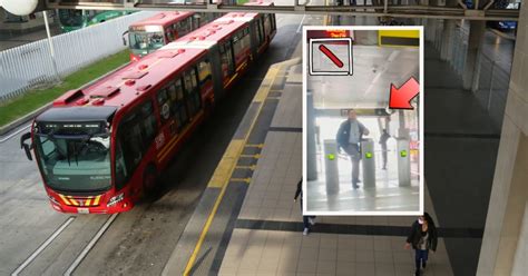 A Conductor De Transmilenio Lo Grabaron Mientras Se Colaba