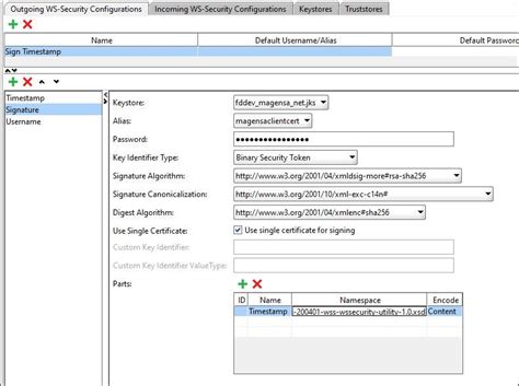 how does soapui calculate the signaturevalue for a signedinfo section
