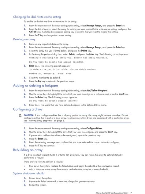 Hp Embedded Sata Raid Replace Disk Pdf Array Data Structure Data