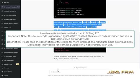 How To Create And Use Nested Struct In Golang 120 Youtube