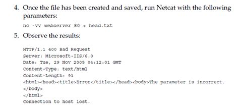 Solved Netcat Another Way Of Banner Grabbing Is To Use