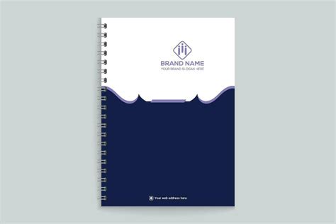 Clean Minimal Notebook Cover Design Vector Art At Vecteezy