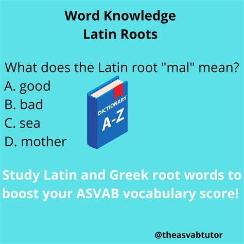 The Asvab Tutor Presents Latin Root Mal The Asvab Tutor