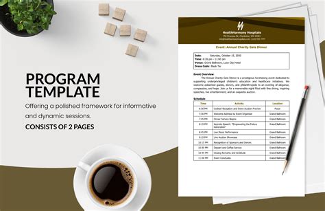 Free Editable Program Templates In Word To Download