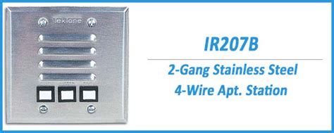 Tektone® Apartment Intercom Intercom Panels Ul And Non Ul Nurse Call And Emergency Call Systems