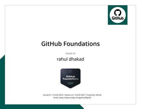 Rahul Dhakad On Linkedin Github Certification Github Git Collaboration Software
