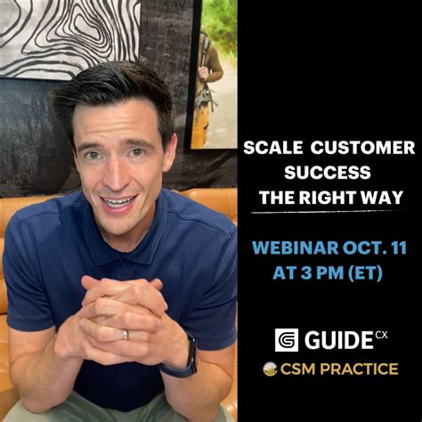 Want To Scale Your Customer Onboarding Join Us On Oct 11 At 3 P M Et Guidecx Posted On The