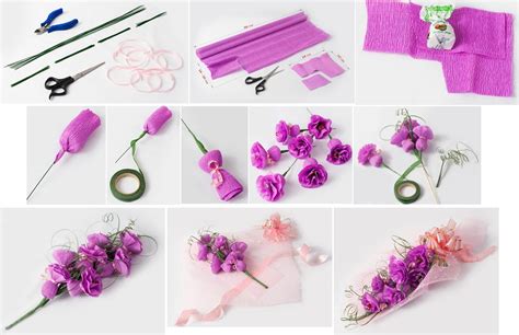 Цветы из Гофрированной Бумаги Своими Руками 5 Мастер Классов Fabric Flowers Diy Paper