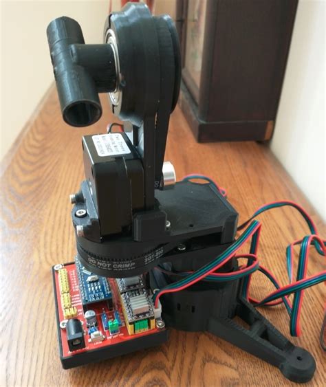 laser pointer robot cnc shield v4 mount by shmoee download free stl model