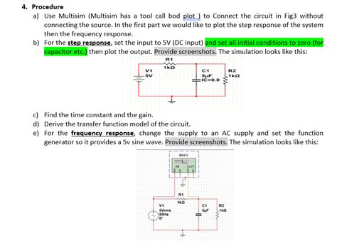 read the experiment and solve only the procedure