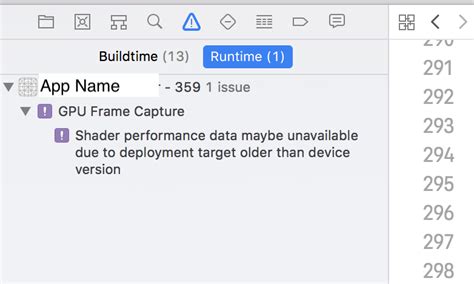 Ios Shader Performance Data Maybe Unavailable Due To Deployment