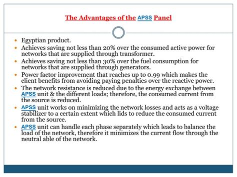 PPT Active Power Saving System APSS Technical Data Show PowerPoint Presentation ID