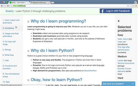 Snakify Introductory Python Course