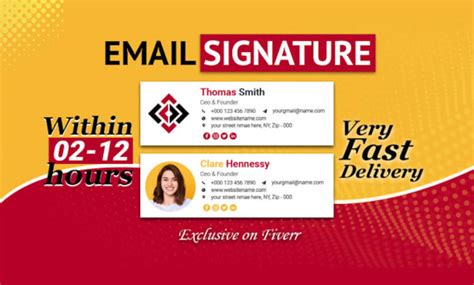 Make Clickable Email Signatures Html Email Signatures By