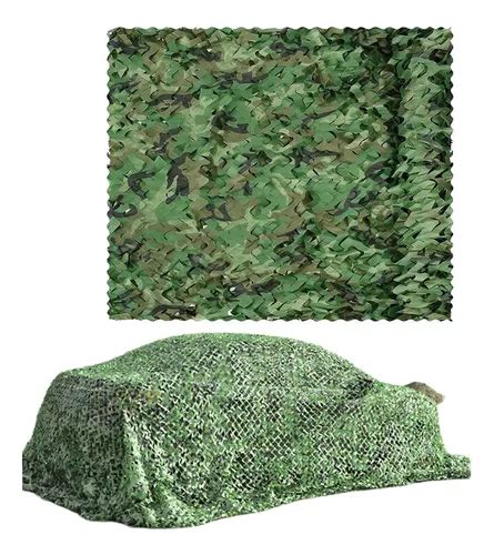 Red Malla Camuflaje Reforzada Cortina Militar Caza 2x3metros Meses