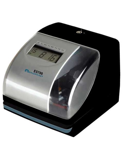 Es700 Multifunction Time Recorder Acroprint