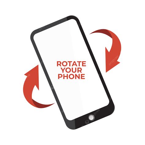 Rotate Your Phone Vector Landscape Phone Rotate Phone Phone PNG And Vector With Transparent