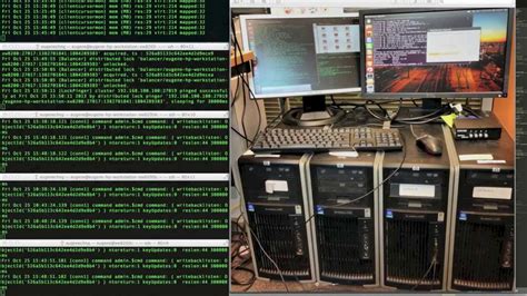 Mongodb Sharding Test In Old Hp Xw8200 4 Node Ubuntu Cluster Youtube