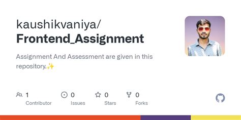 Github Kaushikvaniya Frontend Assignment Assignment And Assessment Are Given In This Repository
